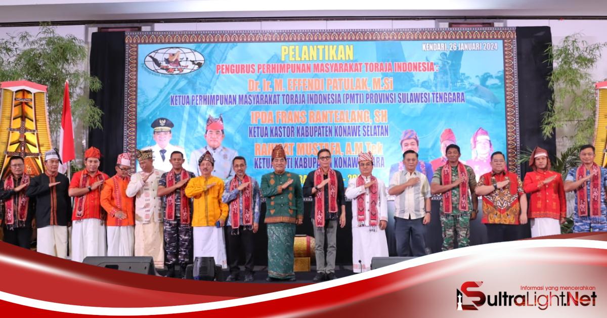 Pengurus PMTI Sultra Periode 2023-2028 Resmi Dikukuhkan